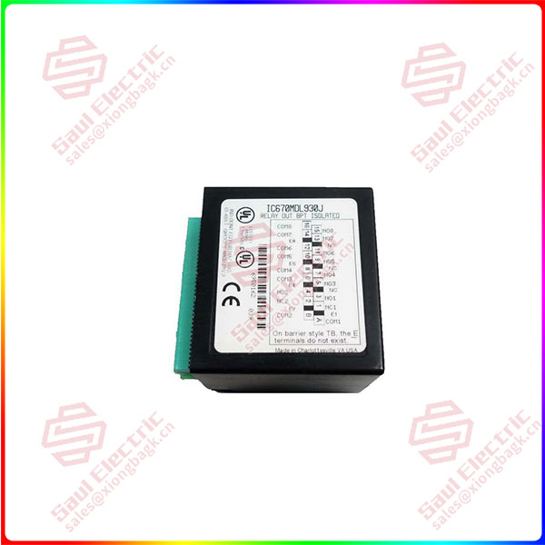IC670MDL930J relay output module GE - saulcontrol