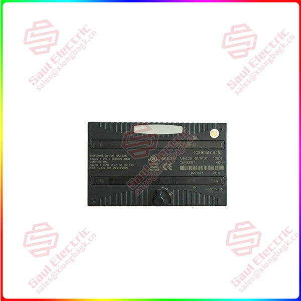IC200ALG320 GE Analog Output module | saulcontrol IC200ALG320 GE Analog Output module | saulcontrol