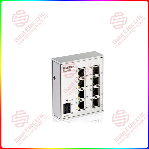 CU2008 Beckhoff Ethernet switch - saulcontrol
