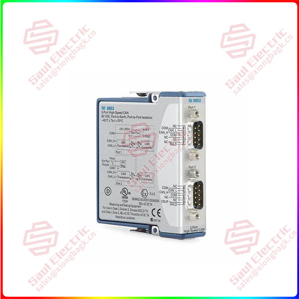 NI-9853 NI C series CAN interface module - saulcontrol