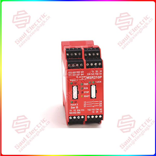 440R-H23179 Allen Bradley Guardmaster MSR210P Safety Relay - saulcontrol