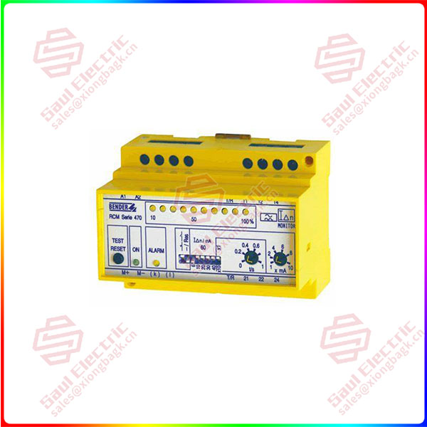 RCM475LY-13 Residual current monitor - saulcontrol
