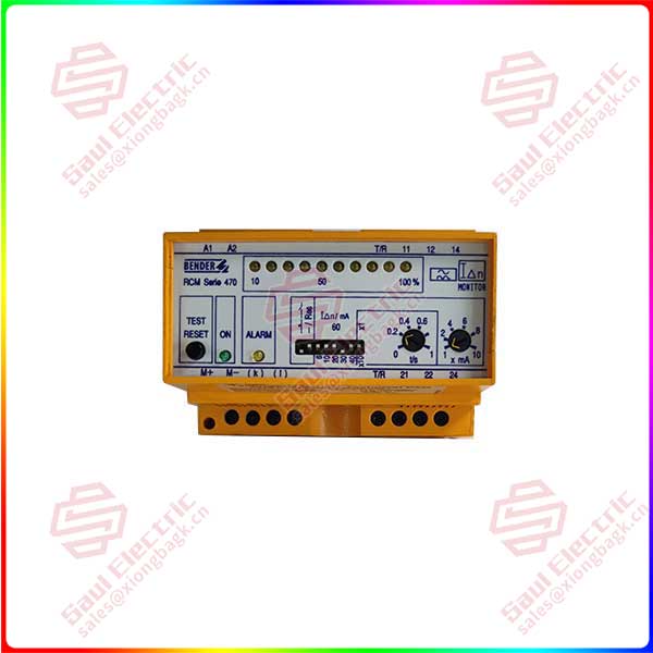 RCM475LY-13 residual current monitor - saulcontrol